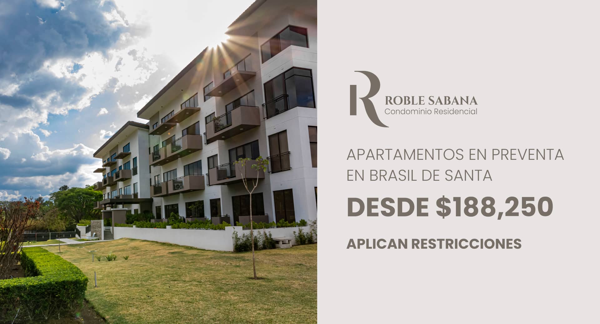 Roble Sabana - Apartamentos en Santa Ana